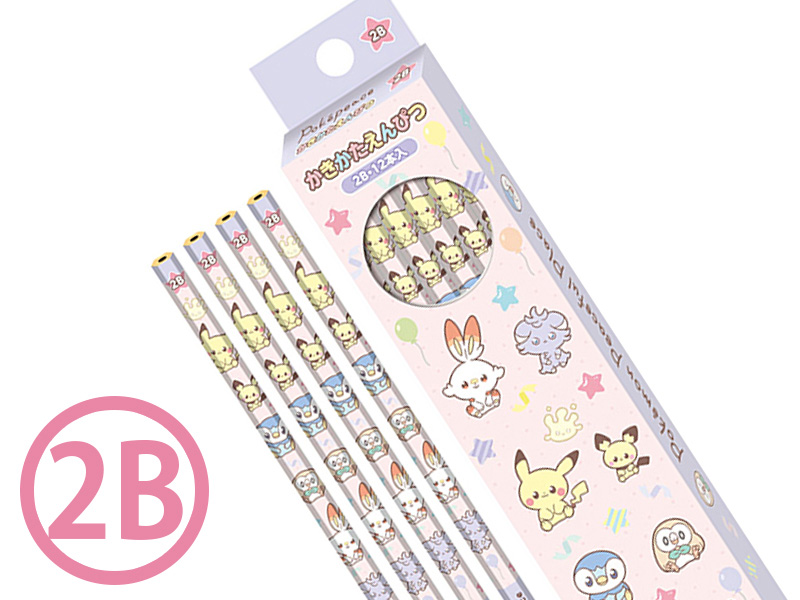 キャラ文具 ポケットモンスター ポケピース【2024】 かきかたえんぴつ2B 紙箱|【堀商店】景品・販促品・お祭り用品の激安販売